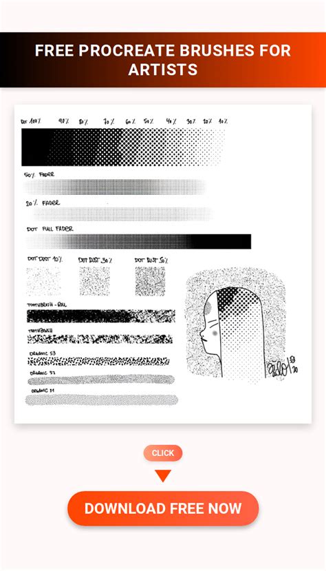 Procreate Comic Brushes Free Book Art Pack Bill Of Sale Forms