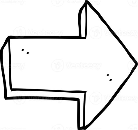 Cartoon Pointing Arrow 44909798 Png