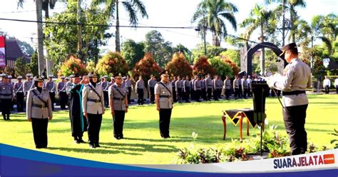 Kapolresta Magelang Pimpin Upacara Sertijab Kabag SDM Dan Kabag Ops