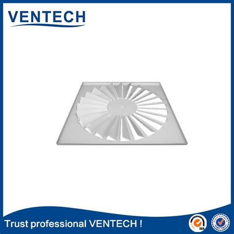 High Quality Ventech Brand Swirl Ceiling Return Square Diffuser For