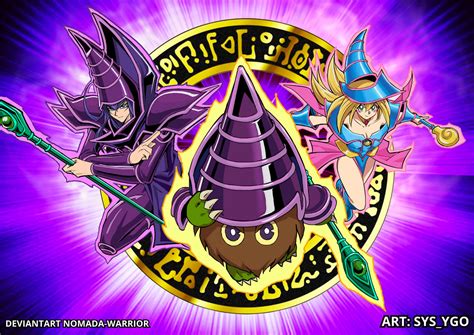 Dark Magician Dark Magician Girl And Magikuriboh By Nomada Warrior On