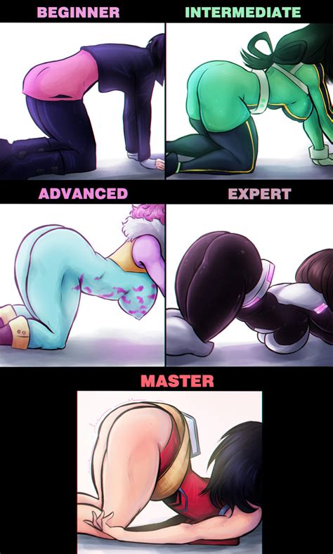 Rule 34 5girls Ass Beginner Intermediate Advanced Expert Bending Over