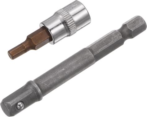 Amazon Uxcell H4 Hexagon Bit Socket 1 4 Square Drive CR V