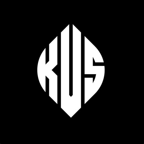 Kvs Circle Letter Logo Design With Circle And Ellipse Shape Kvs