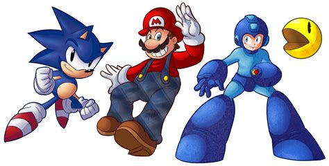 Classic Game Characters By Iandimas On Deviantart
