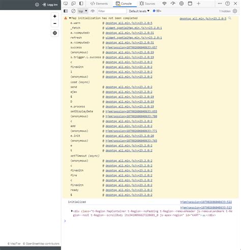 Map Initialization Failing Oracle Forums