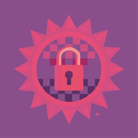 Technology Concept Flat Vector Style Illustration Featuring Encryption