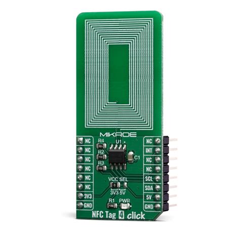 NFC Tag Click NFC RFID Tag with I²C Interface mikroBUS