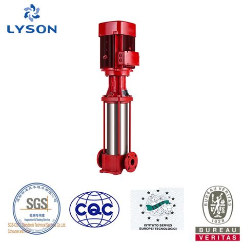 Fire Fighting Pressure Boosting Vertical Multistage Centrifugal Water