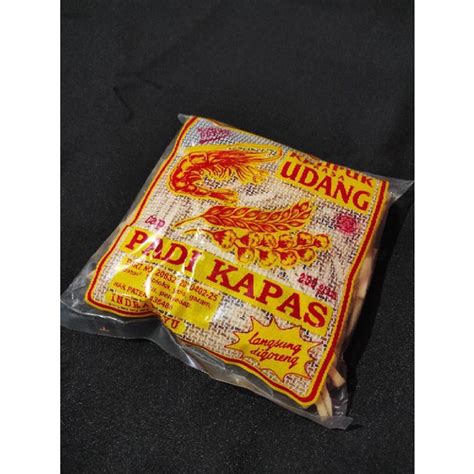 Jual Kerupuk Udang Asli Cap Padi Kapas 250 Gram Varian Stik