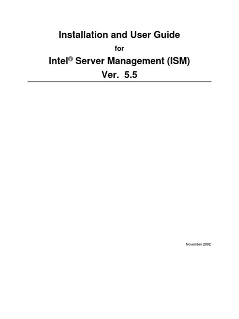 Enu Ism Install And User Guide Pdf Installation Computer Programs
