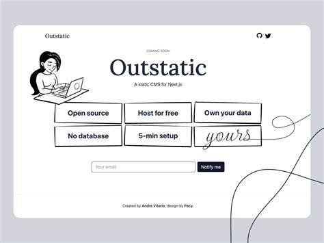 Outstatic Pre Launch Landing Page By Andre Vitorio On Dribbble