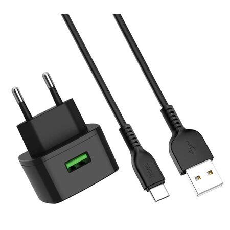 Hoco C A Charger Power Adapter Type C With Micro USB Cable Power Adapters Strips