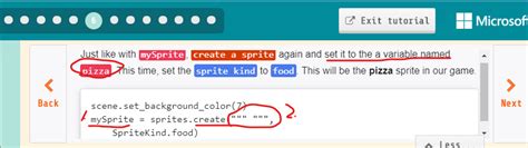 Python Tutorial Inaccurate Instructions In Chase The Pizza · Issue 2264 · Microsoftpxt