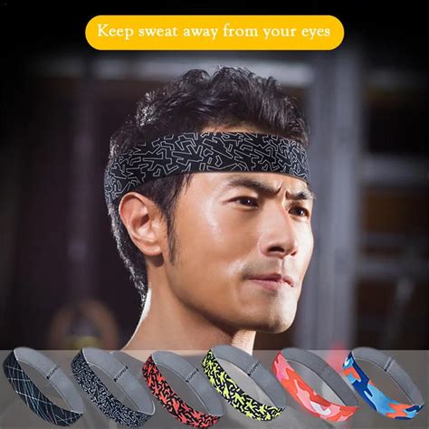 Sport Gym For Men Women Hair Band Sweatband Absorbent Yoga Hairband 1