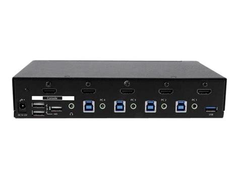 Startech Com Port Hdmi Kvm Switch With Sv Hdu A