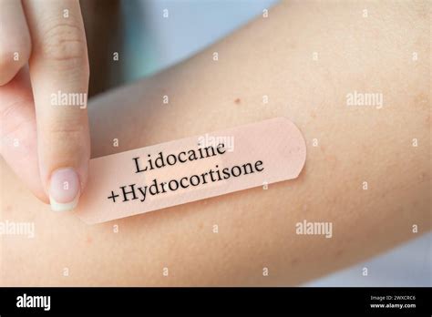 Lidocaine And Hydrocortisone Transdermal Patch Conceptual Image
