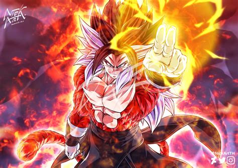 Vegeks Xeno Ssj4 Sdbh [fx And Bg] By Nickartth On Deviantart