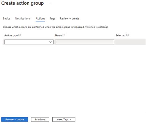 Creating An Azure Monitor Alert Action Group
