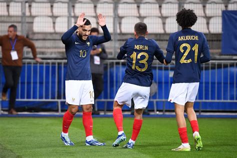Rayan Cherki Et Les Bleuets Régalent Face à Chypre Euro Espoirs