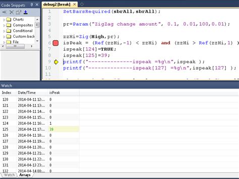 Boolean Array In Debugger Amibroker Amibroker Community Forum