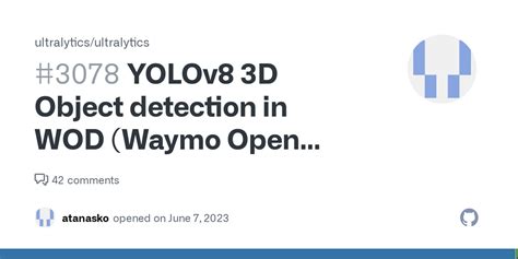 Yolov D Object Detection In Wod Waymo Open Dataset Issue