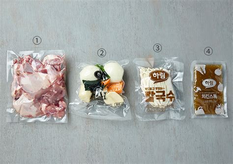 하림 닭한마리 칼국수 밀키트 마켓컬리