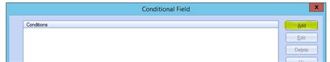 On Premise Using Conditional Fields Exclaimer Knowledge Base