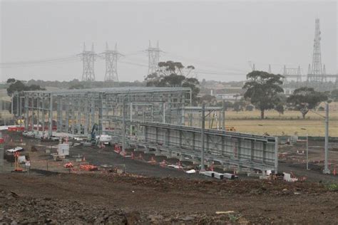 Short Shed And A Longer Platform Taking Shape At The New Calder Park