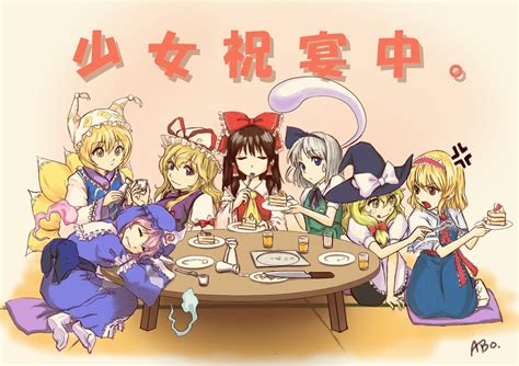 Hakurei Reimu Kirisame Marisa Alice Margatroid Konpaku Youmu Yakumo