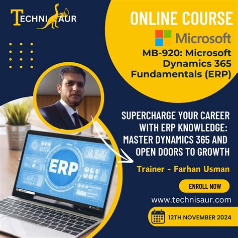 Technisaur On Linkedin Dynamics365 Erptraining Microsoftcertification Businessautomation…