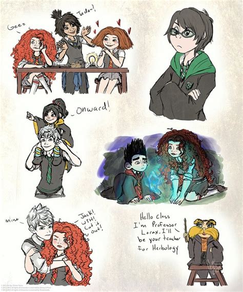 Fan Art Merida Rapunzel Jack Et Hiccup The Big Four Page 35