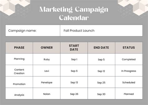 Free Marketing Calendar Templates Editable And Printable