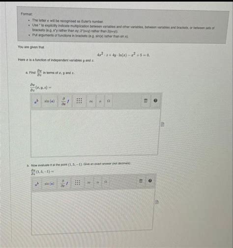 Solved Format • The Lettere Will Be Recognised As Eulers