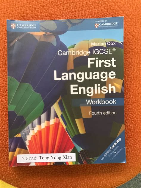 Cambridge Igcse English First Language Coursebook And Workbook Hobbies And Toys Books