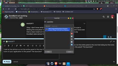 Dockbarx Not Working General Help Zorin Forum