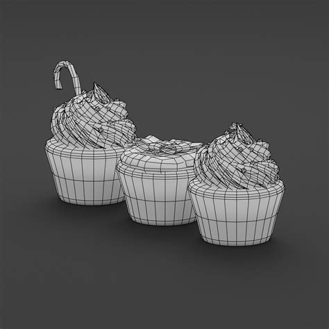 크리스마스 컵 케이크 G35 3d 모델 16 Unknown Fbx Obj Free3d