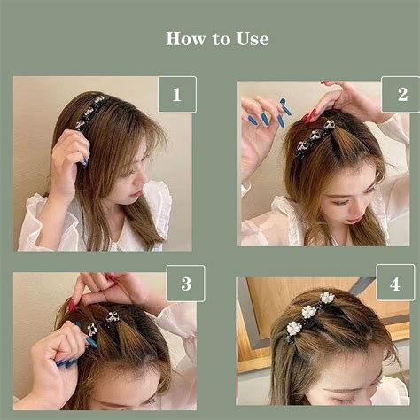 3pcs Double Layer Band Twist Plait Headband Hairpin Alligator Hair Claw