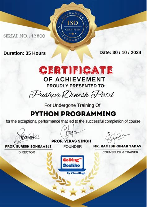 Codingseekho Learningneverstops Codingjourney Upskilling Pushpa Patil