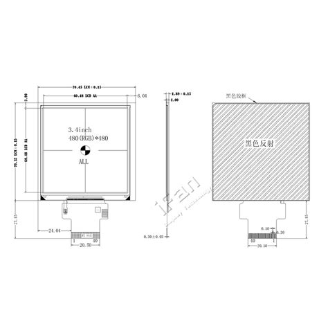 Inch Square Display LCD SPI RGB Screen X IPS TFT