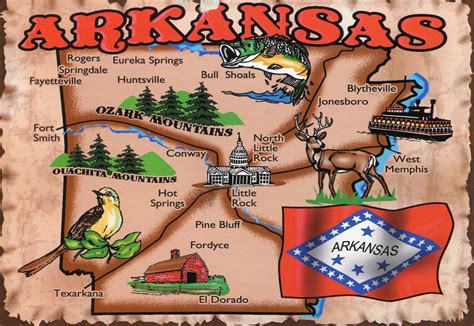 Arkansas Postcards Collectables Vintage Retro Photos Art