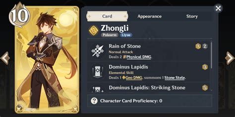 Best Zhongli Decks Genius Invokation TCG