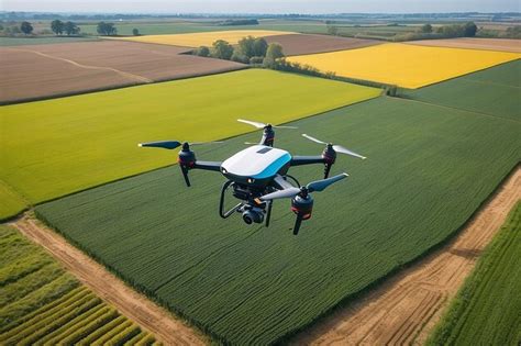 Drones Flying Over Farm Fields In The Future To Automate Farming In