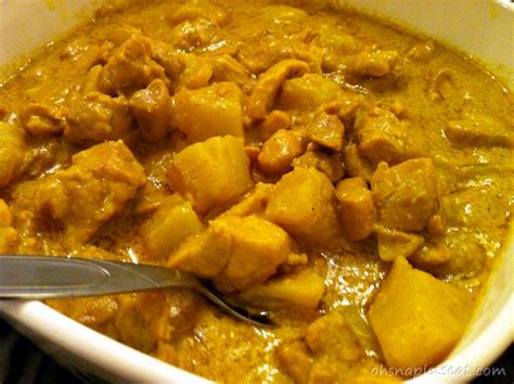Coconut Curry Chicken With Potatoes • Oh Snap Lets Eat