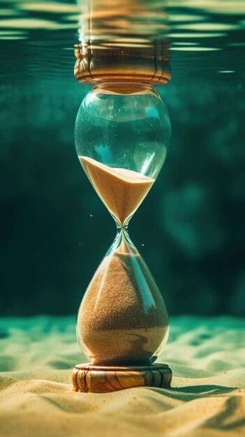 Premium Ai Image Hourglass With Sand