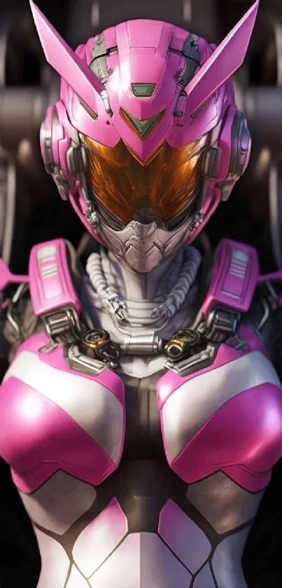 Pink Futuristic Armor Wallpaper Free Download