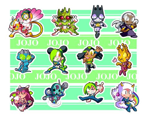 Jojo Part 6 Chibis By Blargen69 On Deviantart