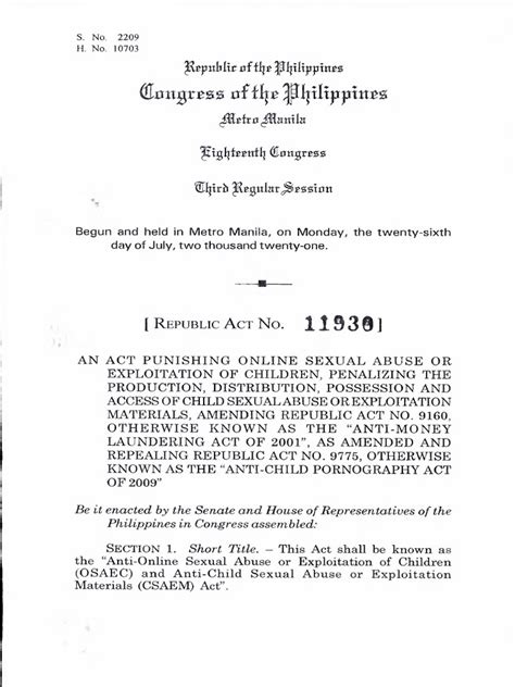 Ra 11930 Pdf Internet Prosecutor