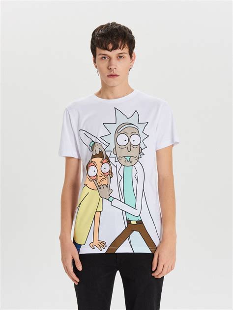 Футболка Rick And Morty Цвет Белый - CROPP - XH467-00X
