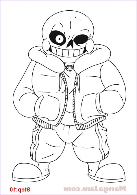 8 Sans Undertale Coloring Page Ideas Cosjsma